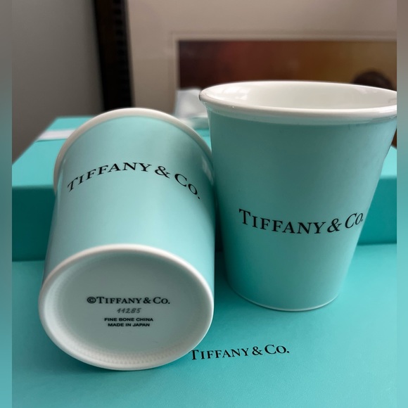 Tiffany & Co. | Kitchen | Tiffany Co Coffee Cups In Bone China Set Of ...
